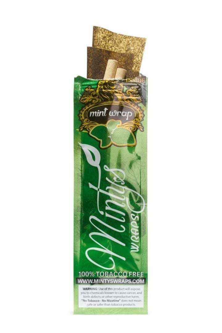 Minty's - Mint Leaves Wrap 2 Pack - Flight2Vegas Smoke Shop