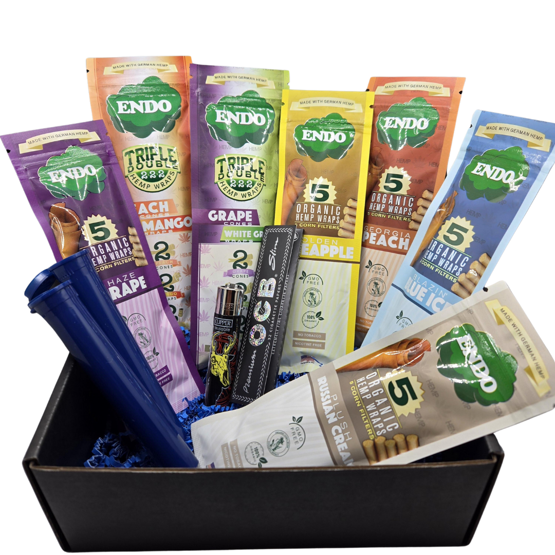 ENDO Hemp Wrap Sampler Box/Gift Box - Flight2Vegas Smoke Shop